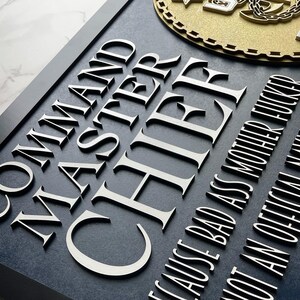 Command Master Chief Sign - Etsy