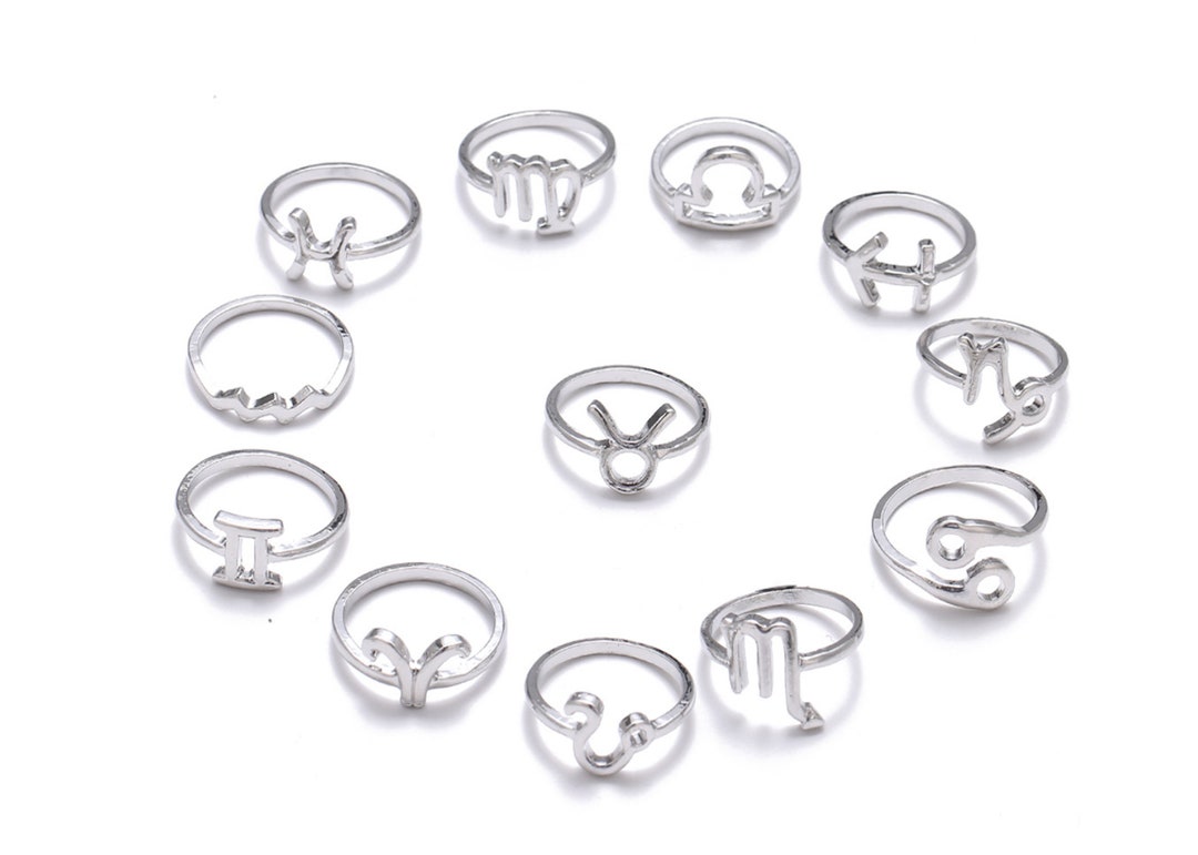 Star Sign Rings, Zodiac Constellation Ring, Constellation Ring ...