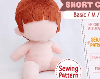 Chibi Human Plush Base Version 1 PDF Sewing Pattern - Etsy