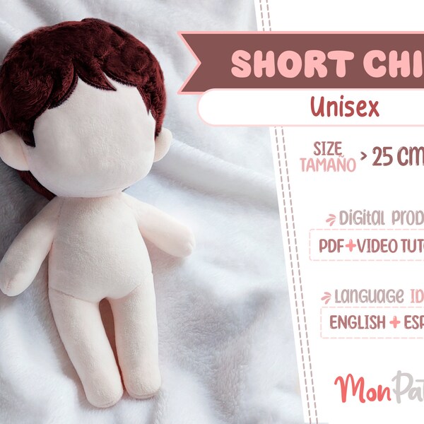 Plush Doll Pattern - Etsy