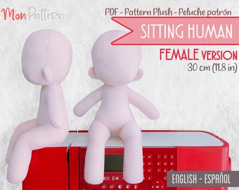 Chibi Plush Pattern Human - Etsy