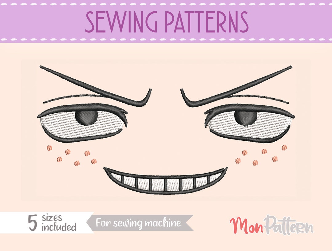 FACE 28 - Sewing Pattern - 5 SIZES - (digital English Instructions ...