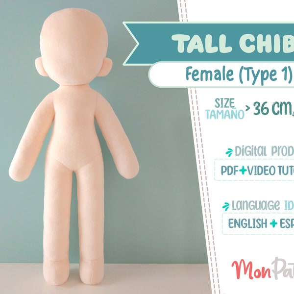 Female Plushie Pattern - Etsy