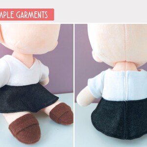 CLOTH PACK Basic Clothes 1 for Short Chibi Sitting Action BEGINNER Doll ...