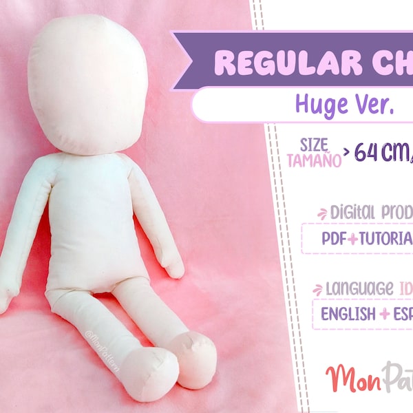 Plush Doll Pattern - Etsy