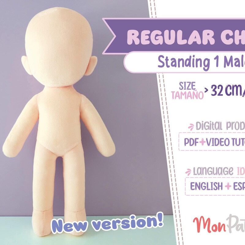 Plush Sewing Pattern - Etsy