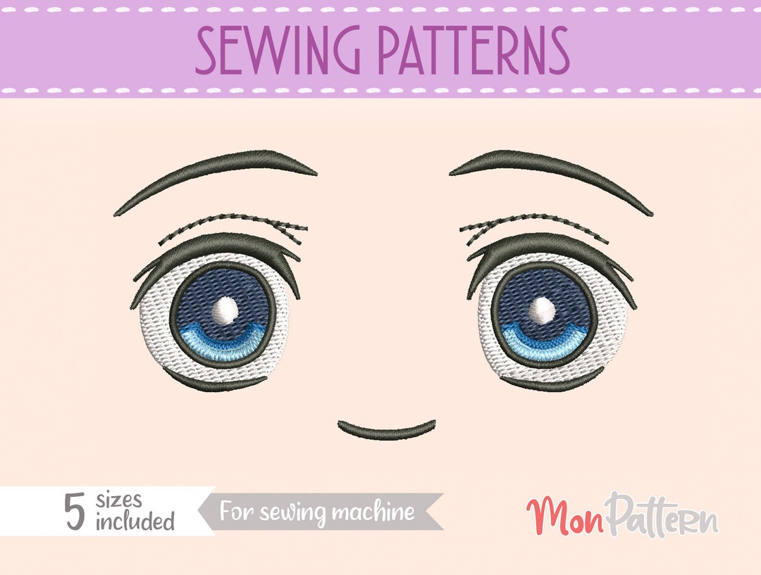 FACE 2 - Sewing Pattern - 5 SIZES - (digital English Instructions ...
