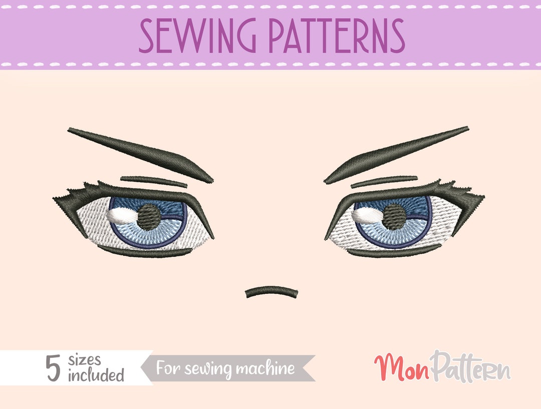 FACE 11 - Sewing Pattern - 5 SIZES - (digital English Instructions ...