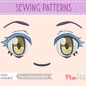 FACE 3 - Sewing Pattern - 5 SIZES - (digital English Instructions ...