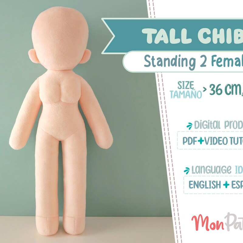 Plush Doll Pattern - Etsy