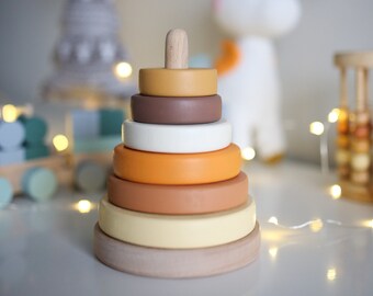 Wood Stacking Toy - Etsy