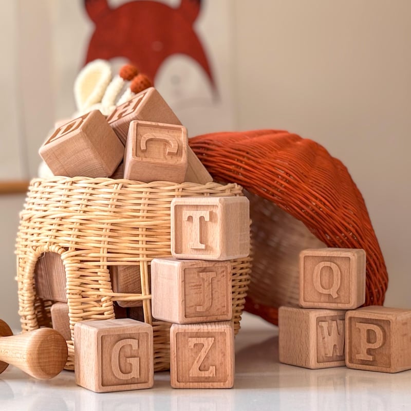 Large Baby Blocks Wooden - Etsy