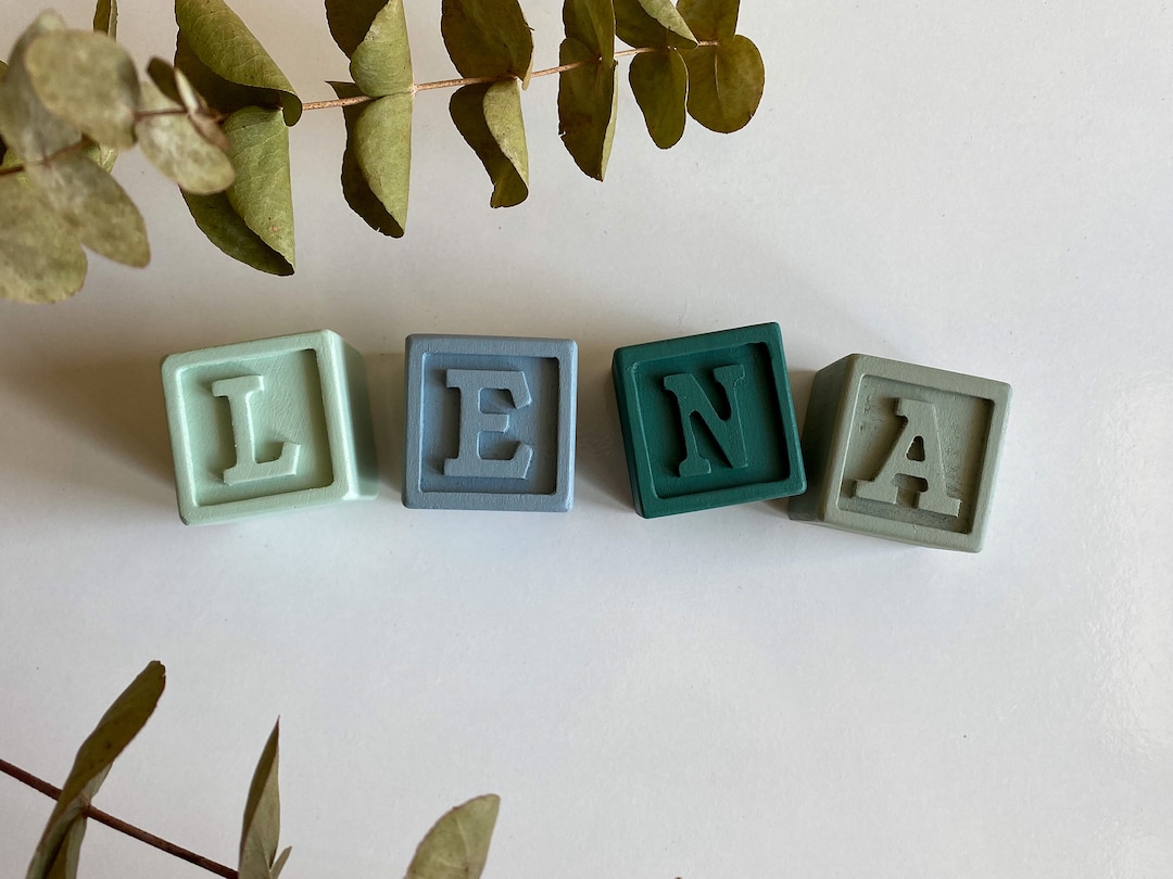 Personalized Baby Blocks, ABC for Kids Room , Baby Name Sign, Learning ...