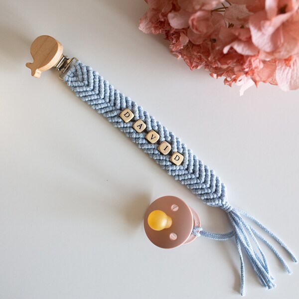 Wood Pacifier Clip - Etsy