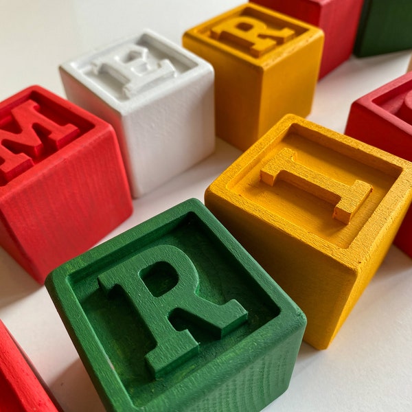 Letter Blocks - Etsy