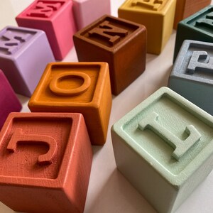 Personalized Baby Blocks, Alphabet Blocks, Baby Name Sign, Learning ...