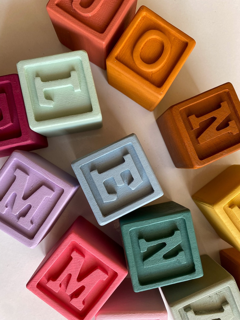 Personalized Baby Blocks, ABC for Kids Room , Baby Name Sign, Learning ...
