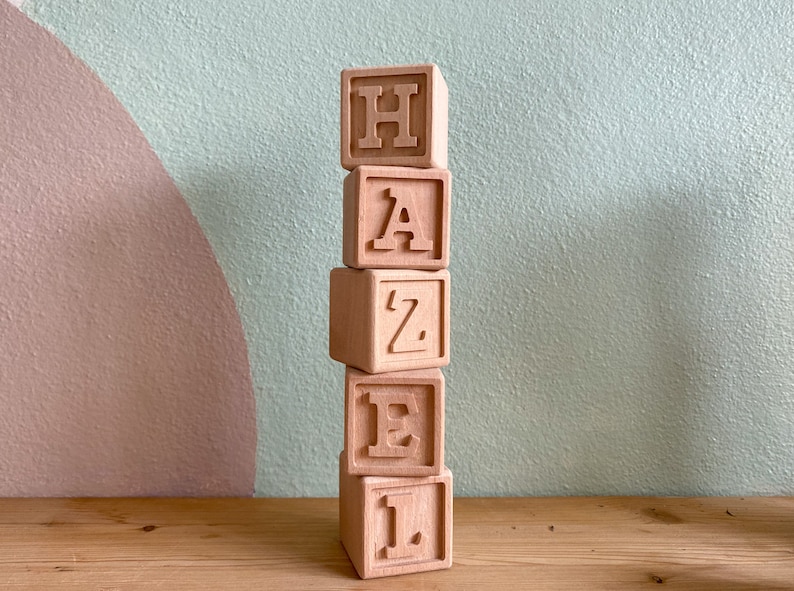 Personalized Baby Blocks Alphabet Set for Kids Baby Name - Etsy