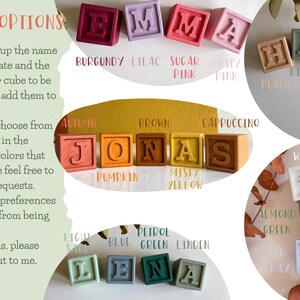 Personalized Baby Blocks, Alphabet Blocks, Baby Name Sign, Learning ...