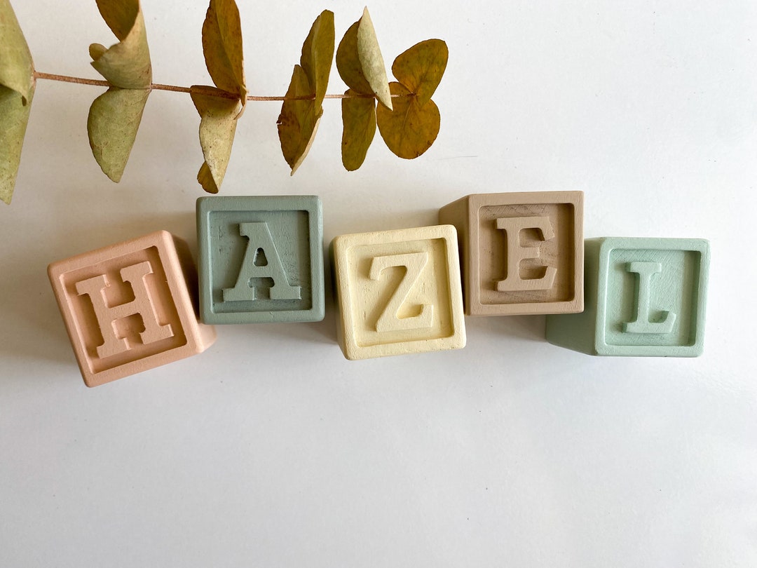 Personalized Baby Blocks, Alphabet Blocks, Baby Name Sign, Learning ...