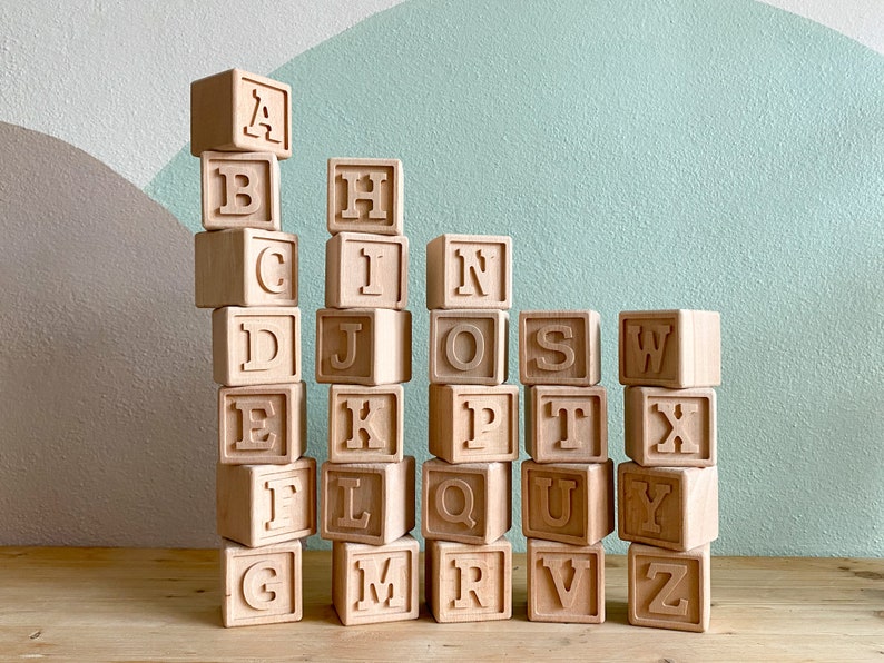 Personalized Baby Blocks Alphabet Set for Kids Baby Name - Etsy