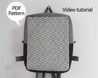 Backpack Sewing Pattern Only, PDF Pattern INSTANT DOWNLOAD, See the ...