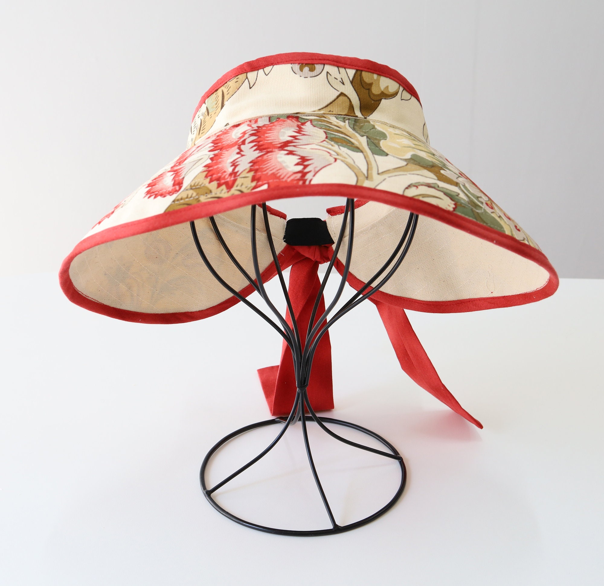 DIY Sun Visor Hat Pattern for Women | Beach Fashion Sewing PDF | Summer ...