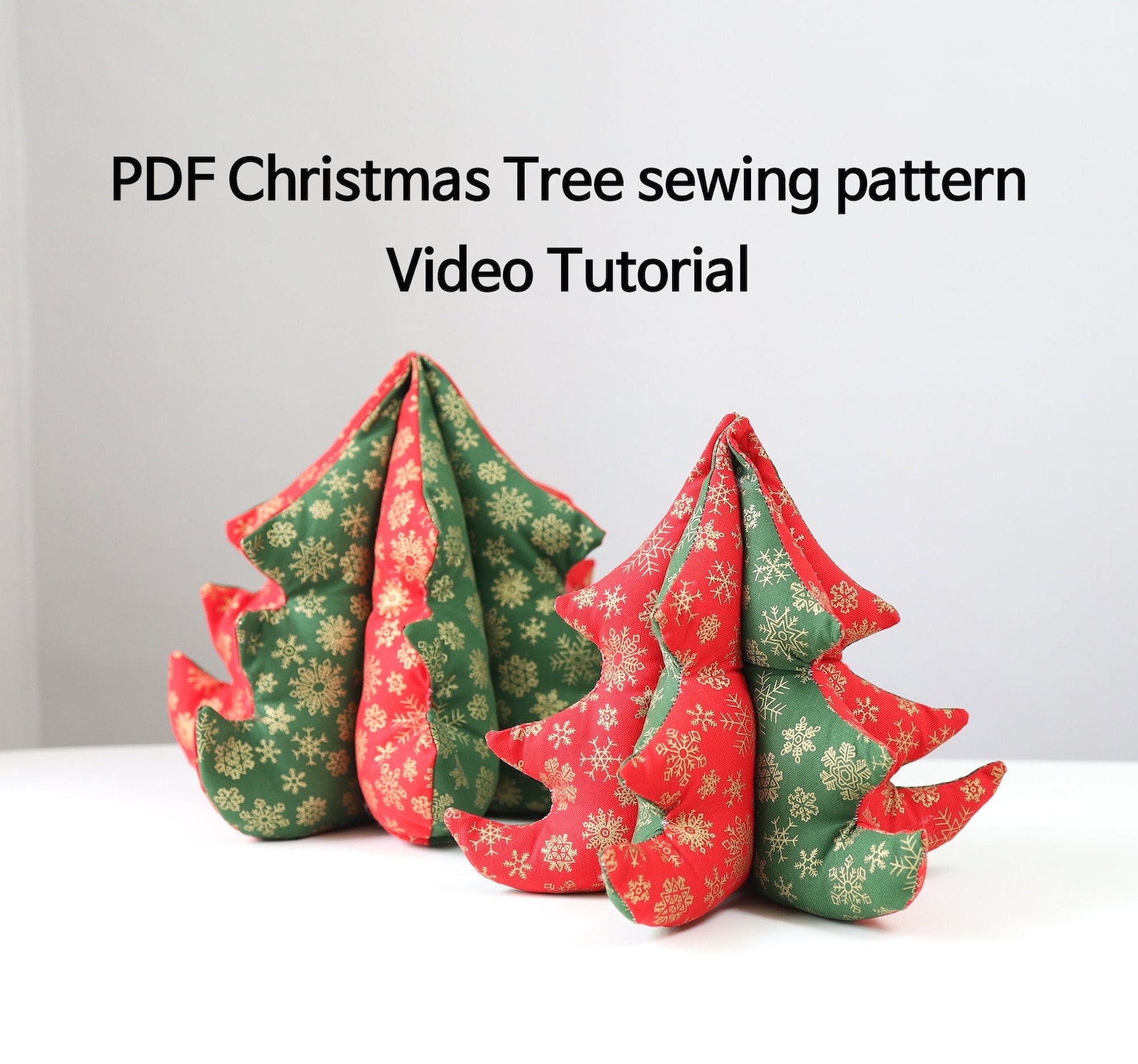 PDF Christmas Tree Sewing Pattern 4 Sizes Sewing Pattern for - Etsy