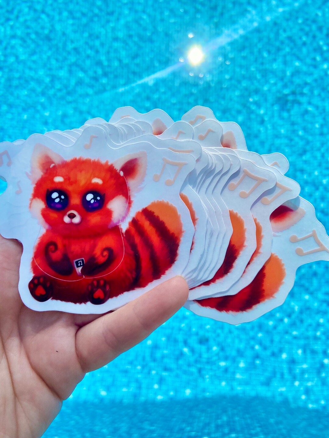 Turning Red Panda Sticker - Etsy