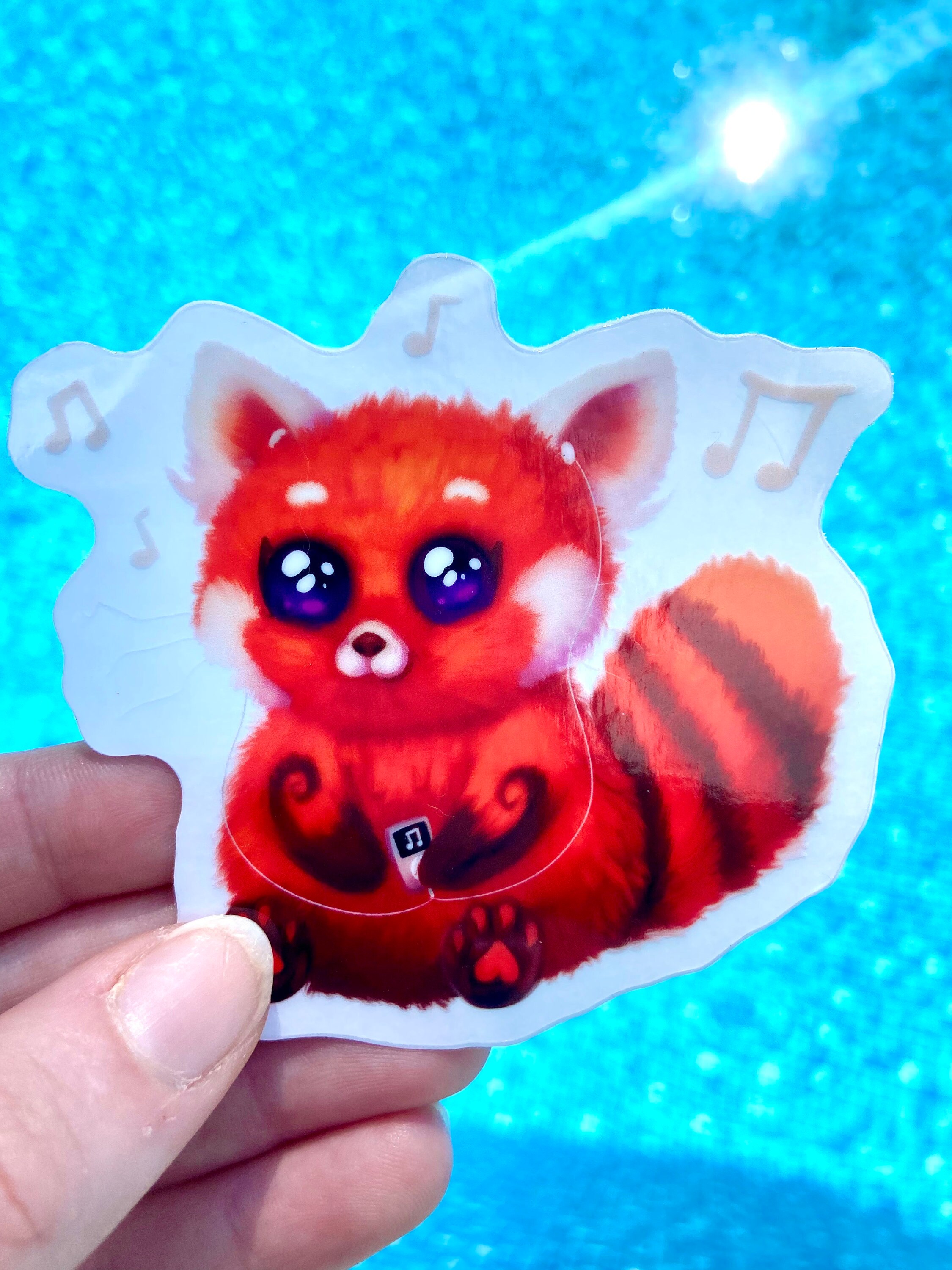 Turning Red Panda Sticker - Etsy