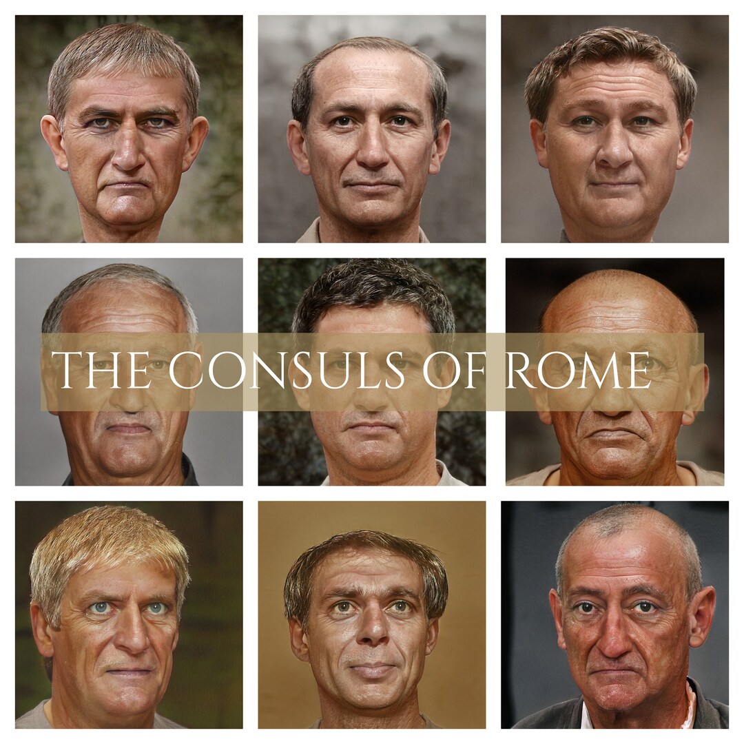 The Consuls of Rome - Full 12 Consuls - Digital Download - Etsy Australia