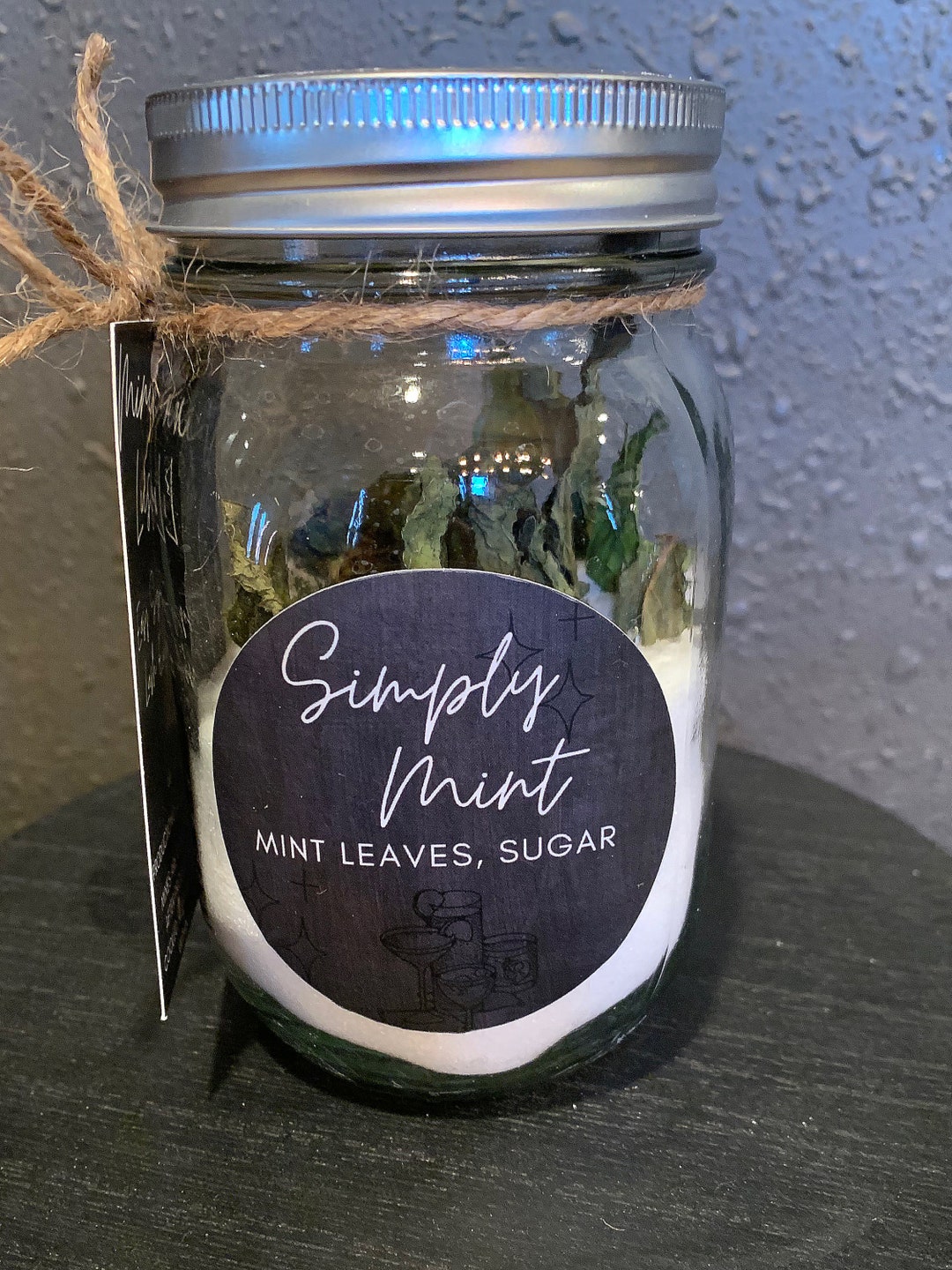 Dehydrated Simply Mint Simple Syrup Mix - Mini Bar Lush - Etsy