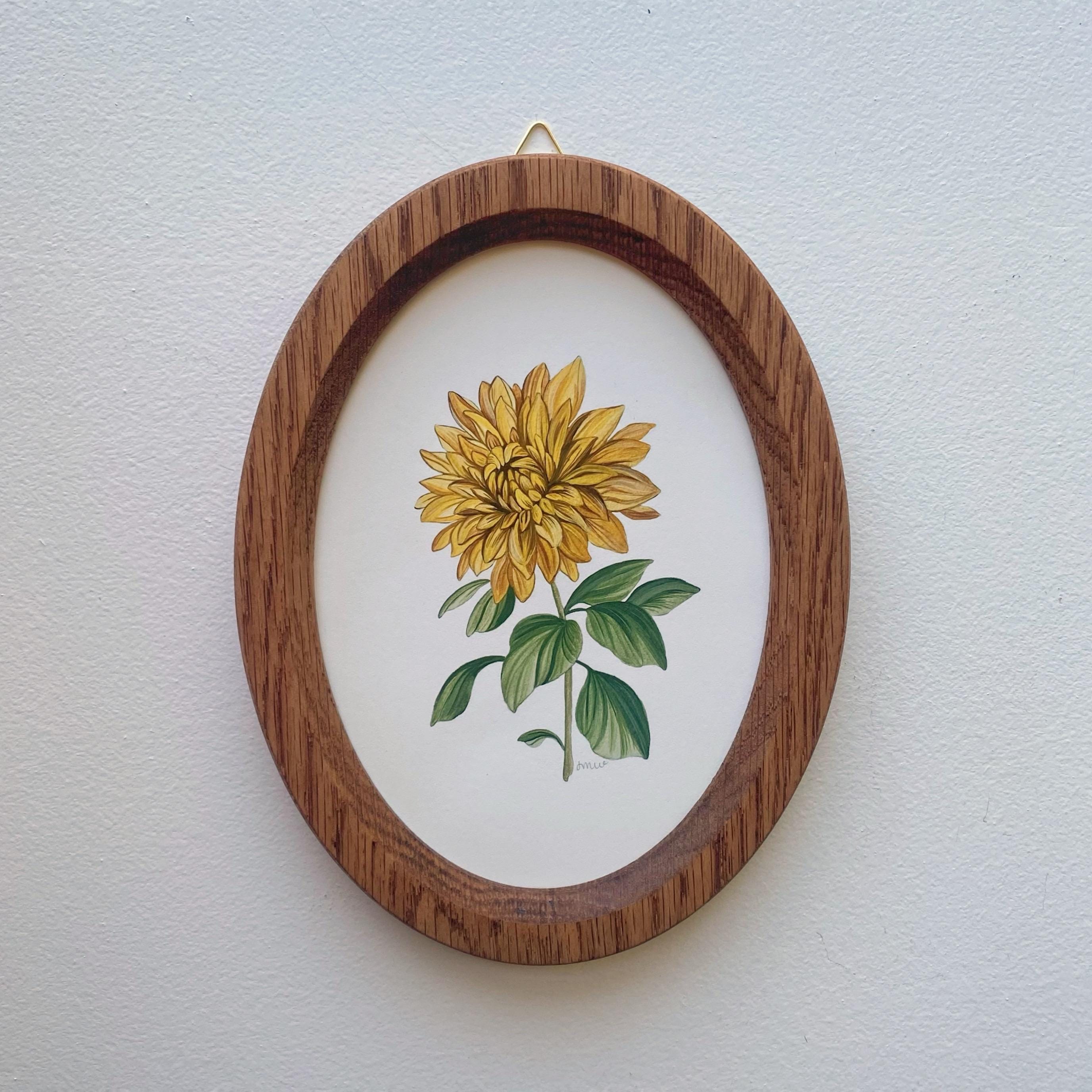 Wooden Oval Frame | 5x7 Inch | Red Oak | Hook - Etsy