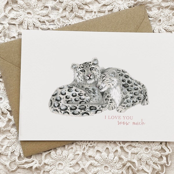 Snow Leopard - Etsy UK