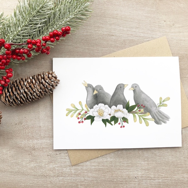 4 Calling Birds - Etsy