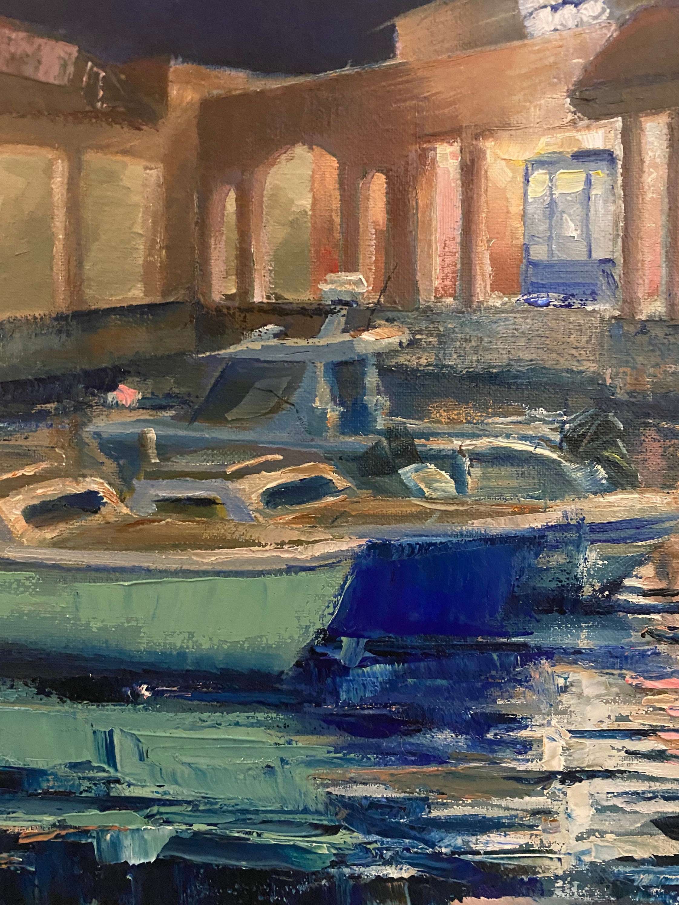 Boats on the French Riviera (original Painting) - Etsy