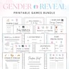 Gender Reveal Printable Games, Gender Reveal Bundle, Gender Reveal ...