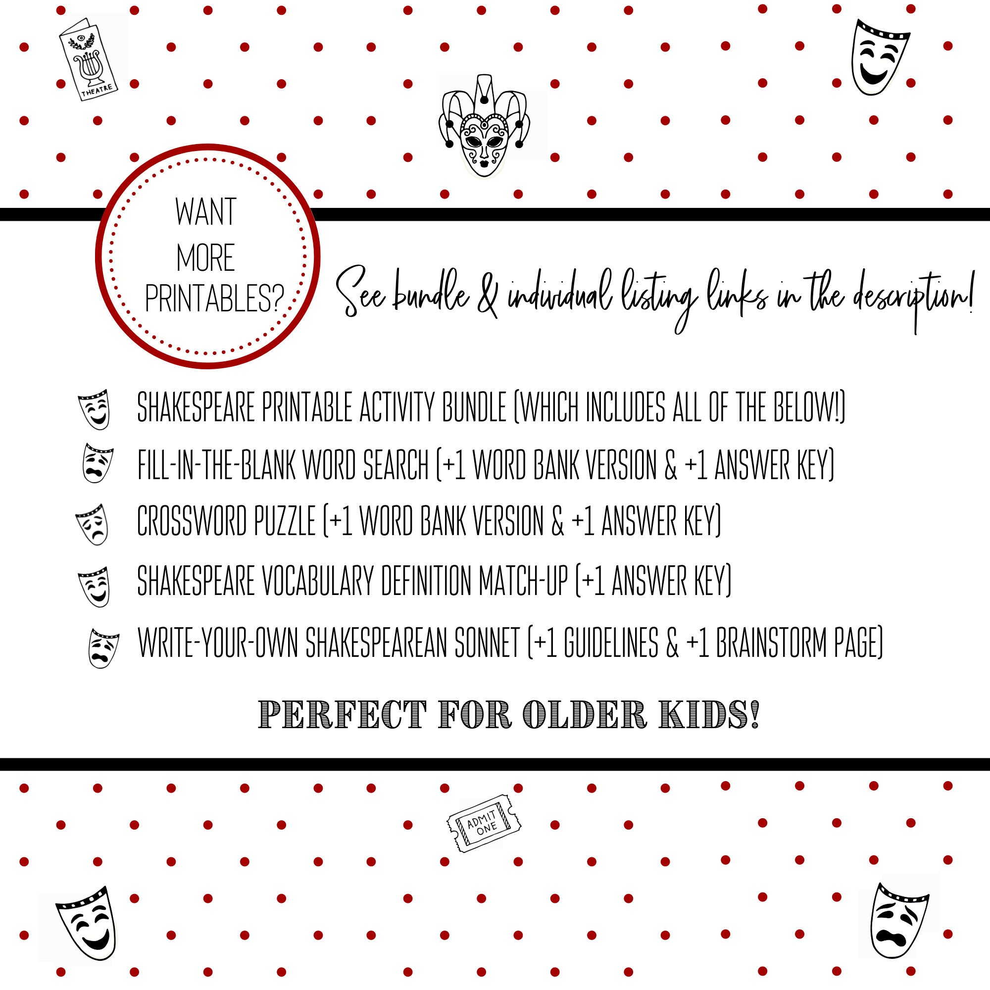 Shakespeare Printable Sonnet Activity, Shakespeare Write-your-own ...