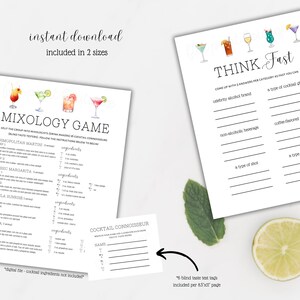 Cocktail Party Games Bundle: 20 Printable Bar Crawl Activities (digital ...