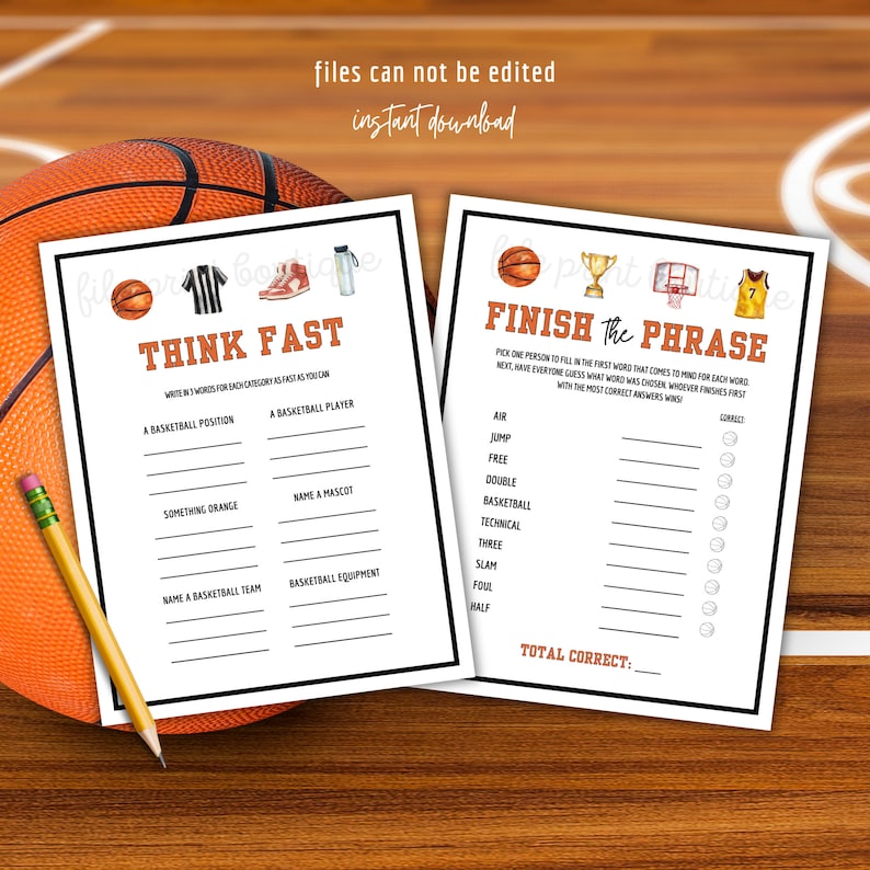 Basketball Printable Games, Printable Kid's Basketball Games ...
