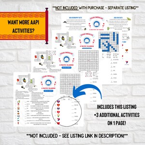 AAPI Heritage Month Printable Flag Match-up AAPI Printable - Etsy