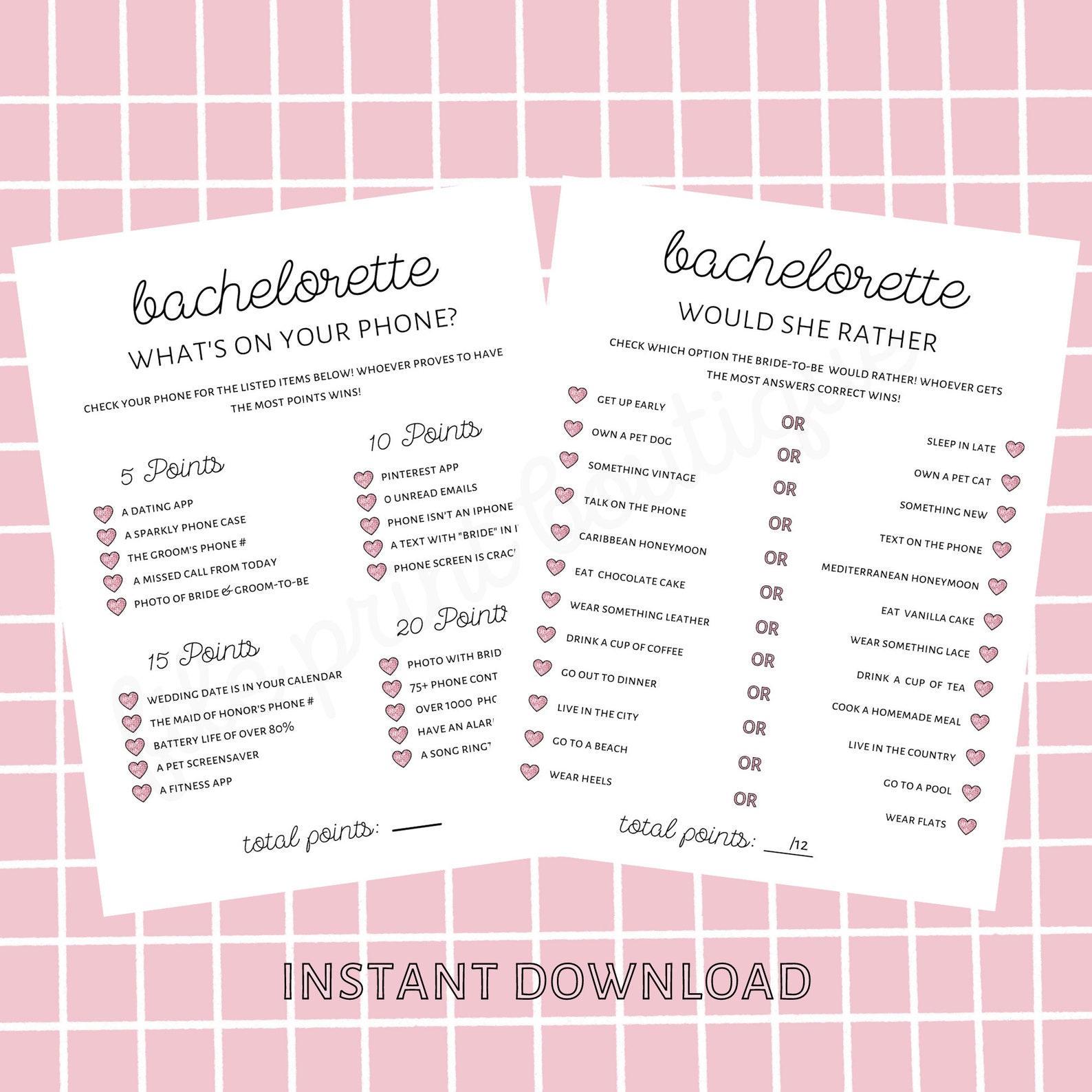 Bachelorette Party Games Printable Clean Bachelorette Party - Etsy