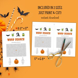 Halloween Printable Games, Halloween Game Bundle, Halloween Printable ...