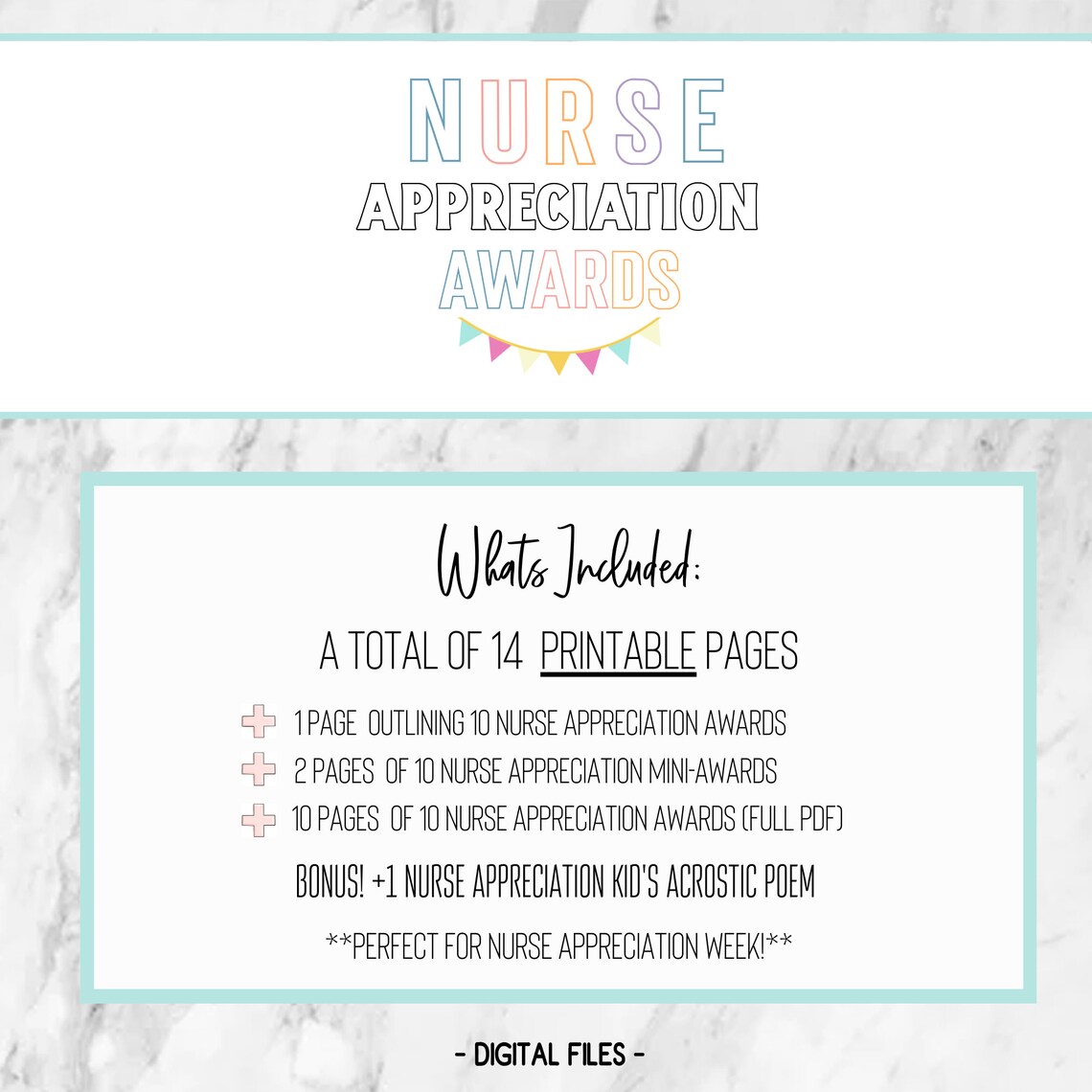 Nurse Appreciation Printable Nurse Appreciation Week Nurses - Etsy