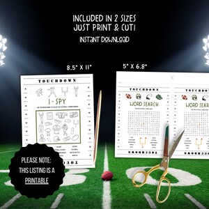 Football Party Games, Printable Football Games, Football Games for Kids ...