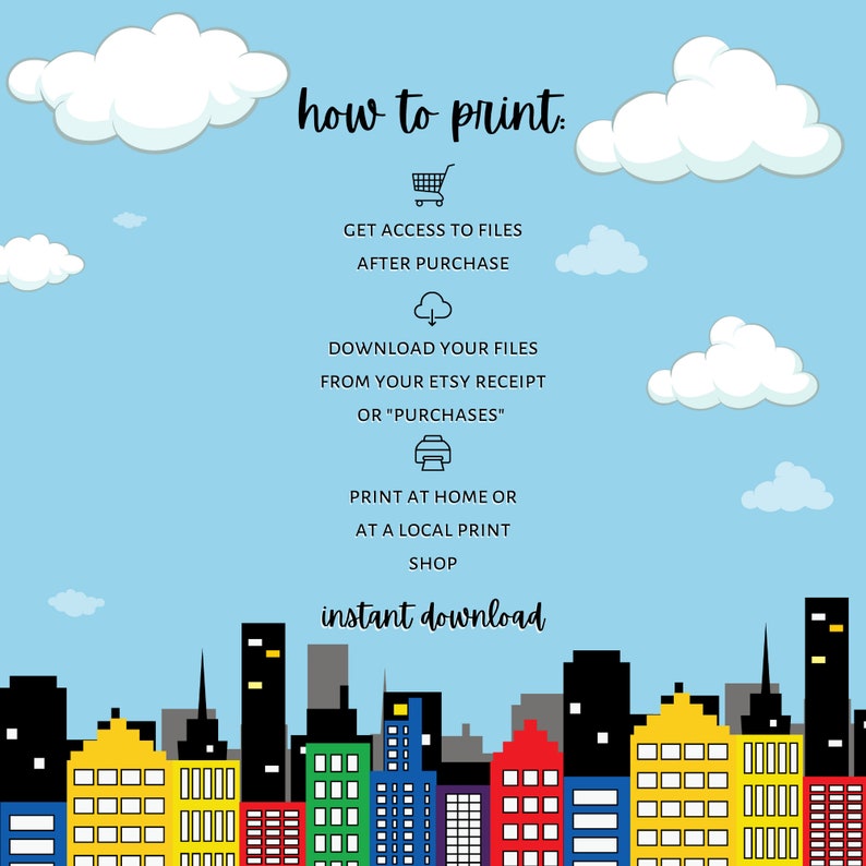 Superhero Mad Libs Printable Activity: Kids Party Game (digital ...