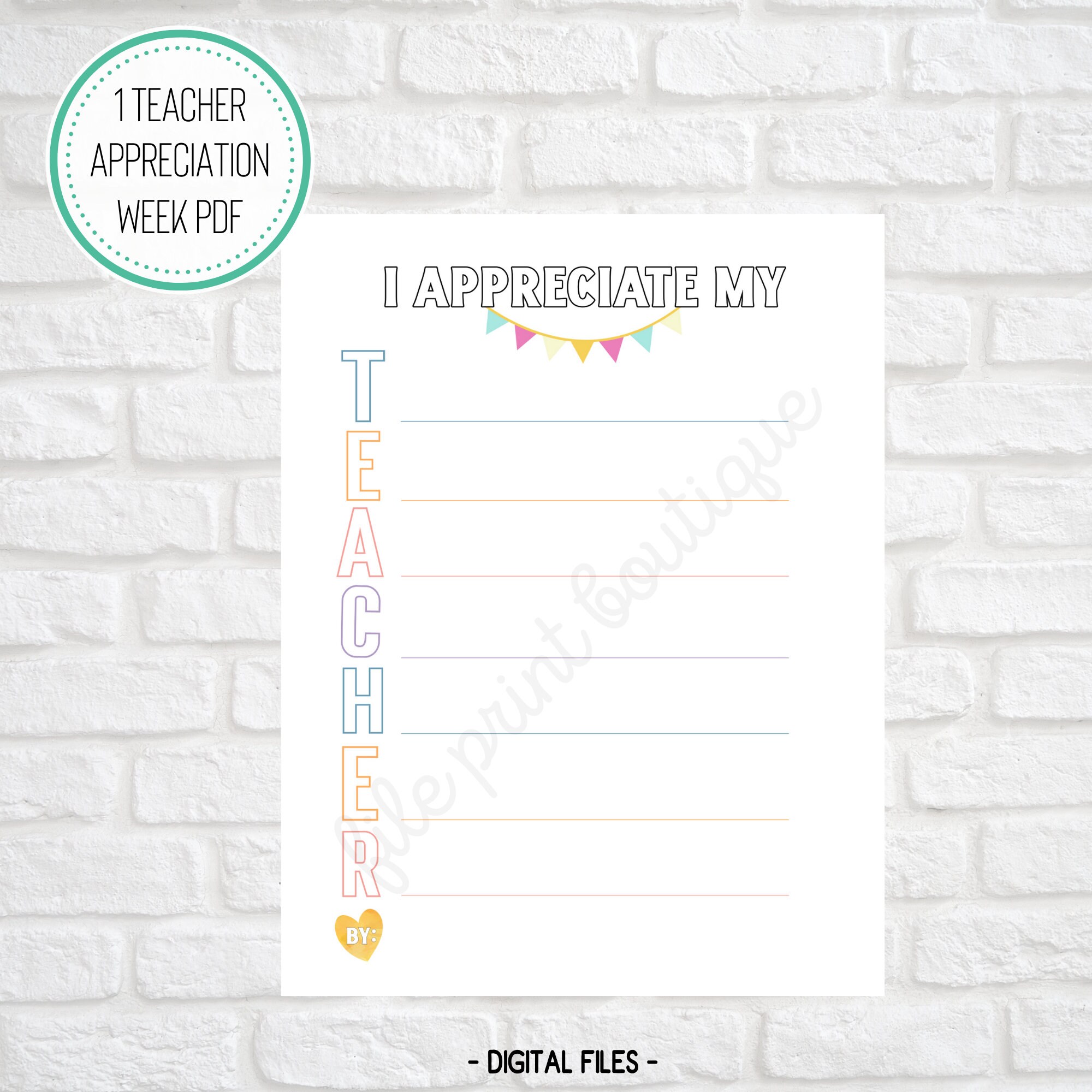 Teacher Appreciation Week Printable, Teacher Acrostic Poem, Teacher ...