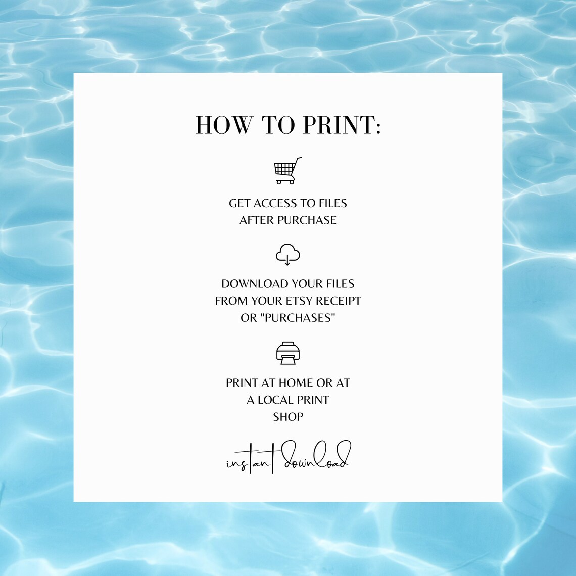 Pool Party Games Printable, Printable Pool Party Games, Pool Party Game ...