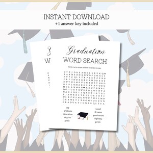 Graduation Party Game Bundle, Gold Graduation Games, Graduation Party ...