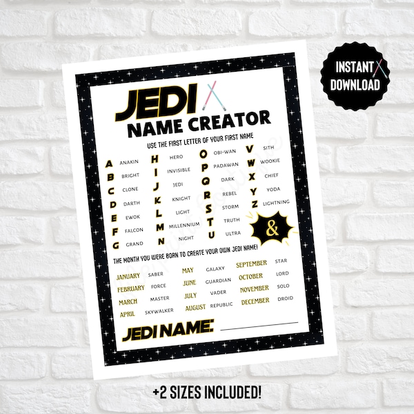 Jedi - Etsy